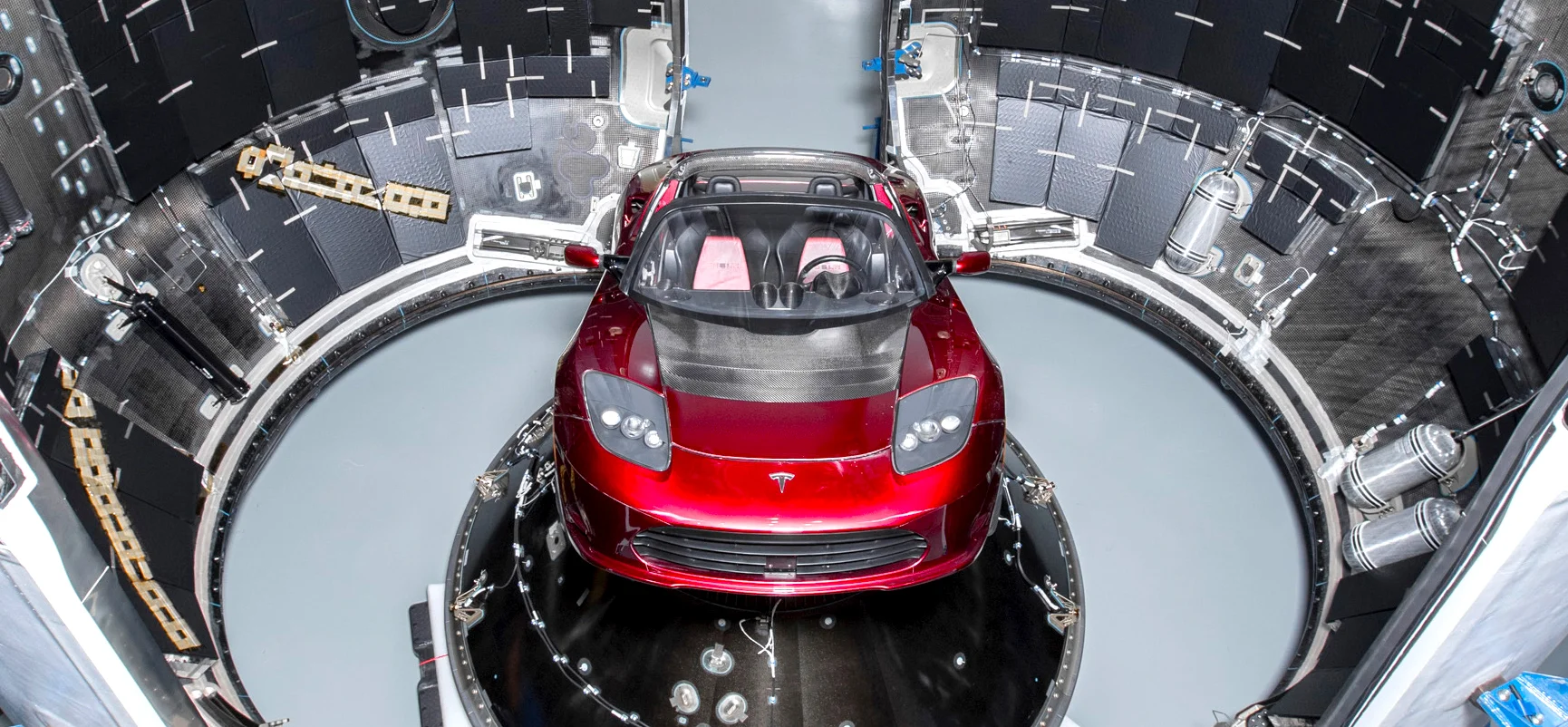 Elon Musk Shares Picture of the Tesla Roadster Heading to Mars in ...