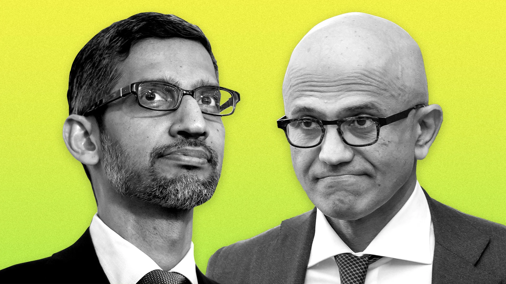 Google's Sundar Pichai and Microsoft's Satya Nadella Drop Their Version ...