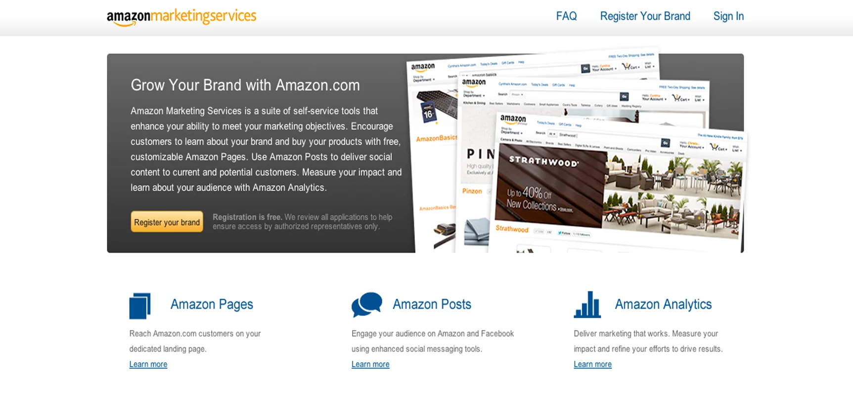Amazon Launches Brand Pages