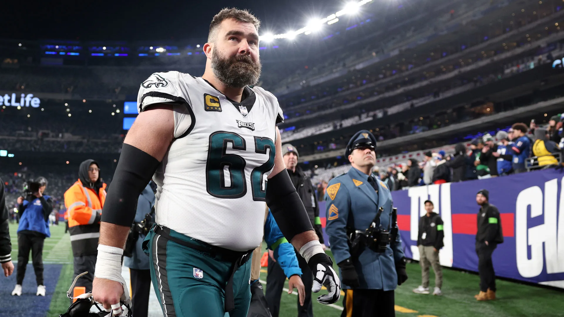 NFL Star Jason Kelce Wept Throughout His Retirement Speech. It's a ...