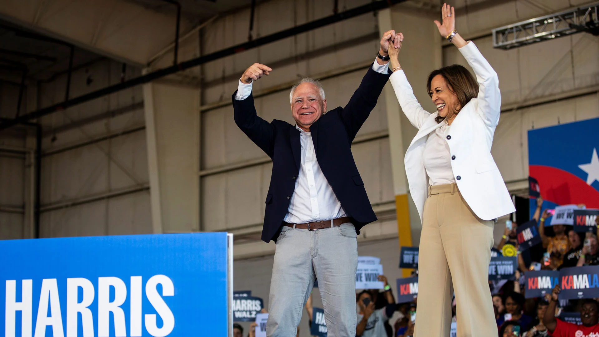Harris and Walz Continue Courtship of Labor at Detroit Union Hall