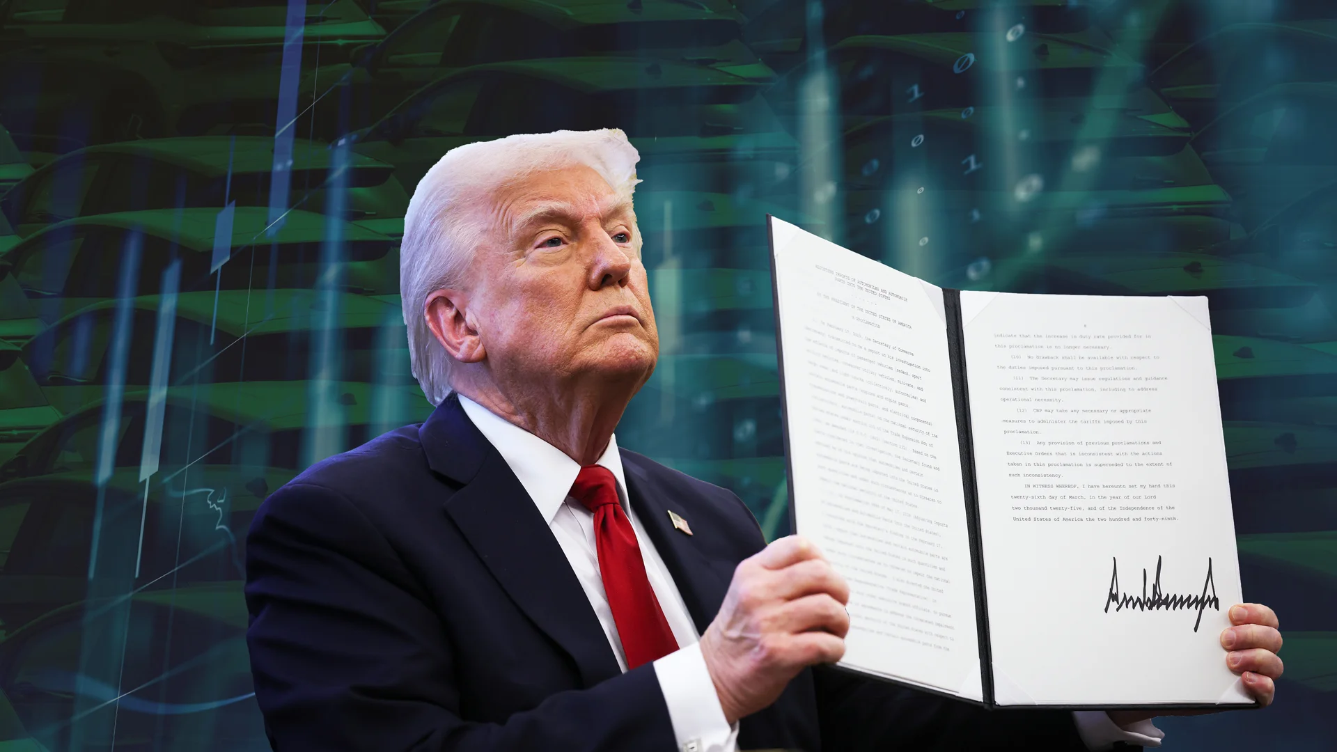Trump Auto Tariffs Sends Car Stocks Lower, Wall Street Sells Off