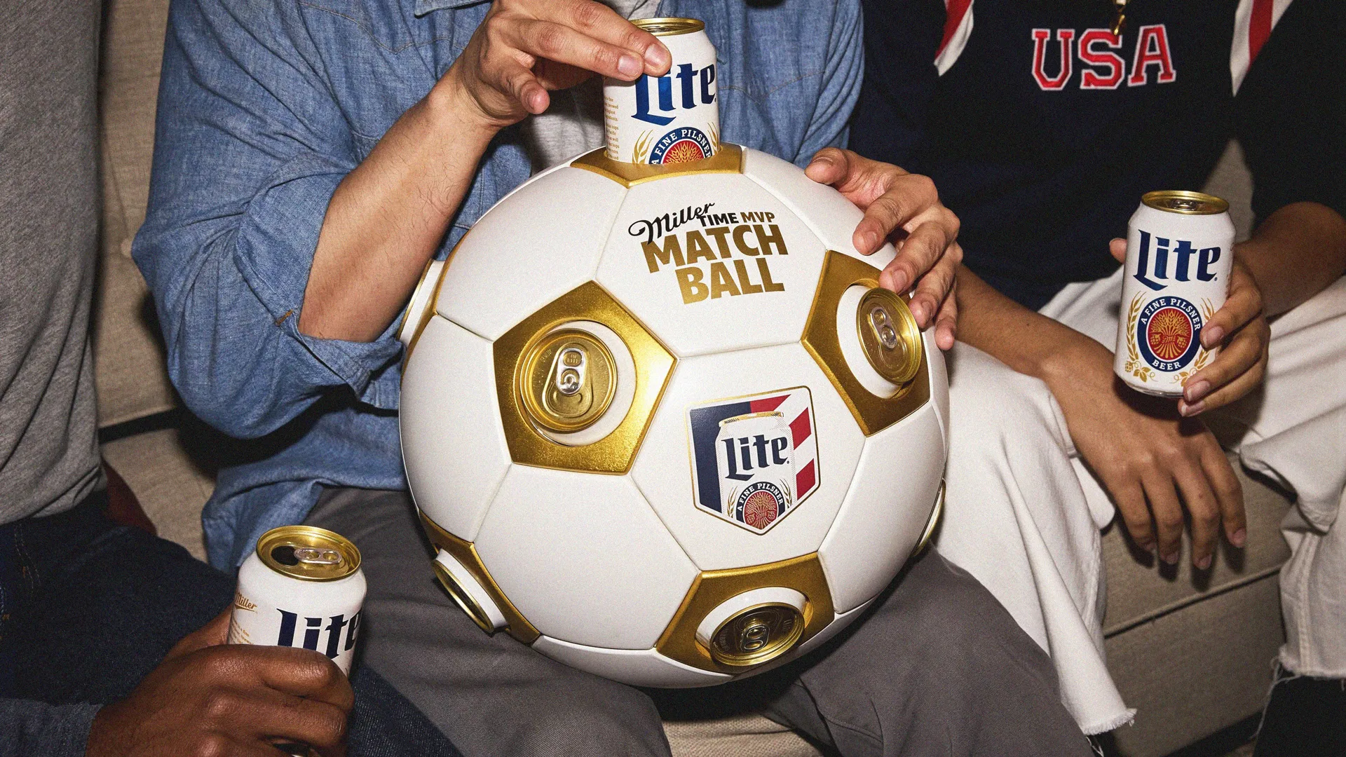 Miller Lite Just Debuted a Limited-Edition Soccer Ball That Holds 12 ...