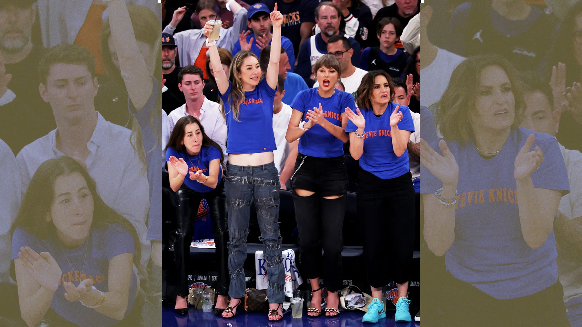 Taylor Swift's Custom Knicks T-Shirt Just Put a Musician's Secret Side ...