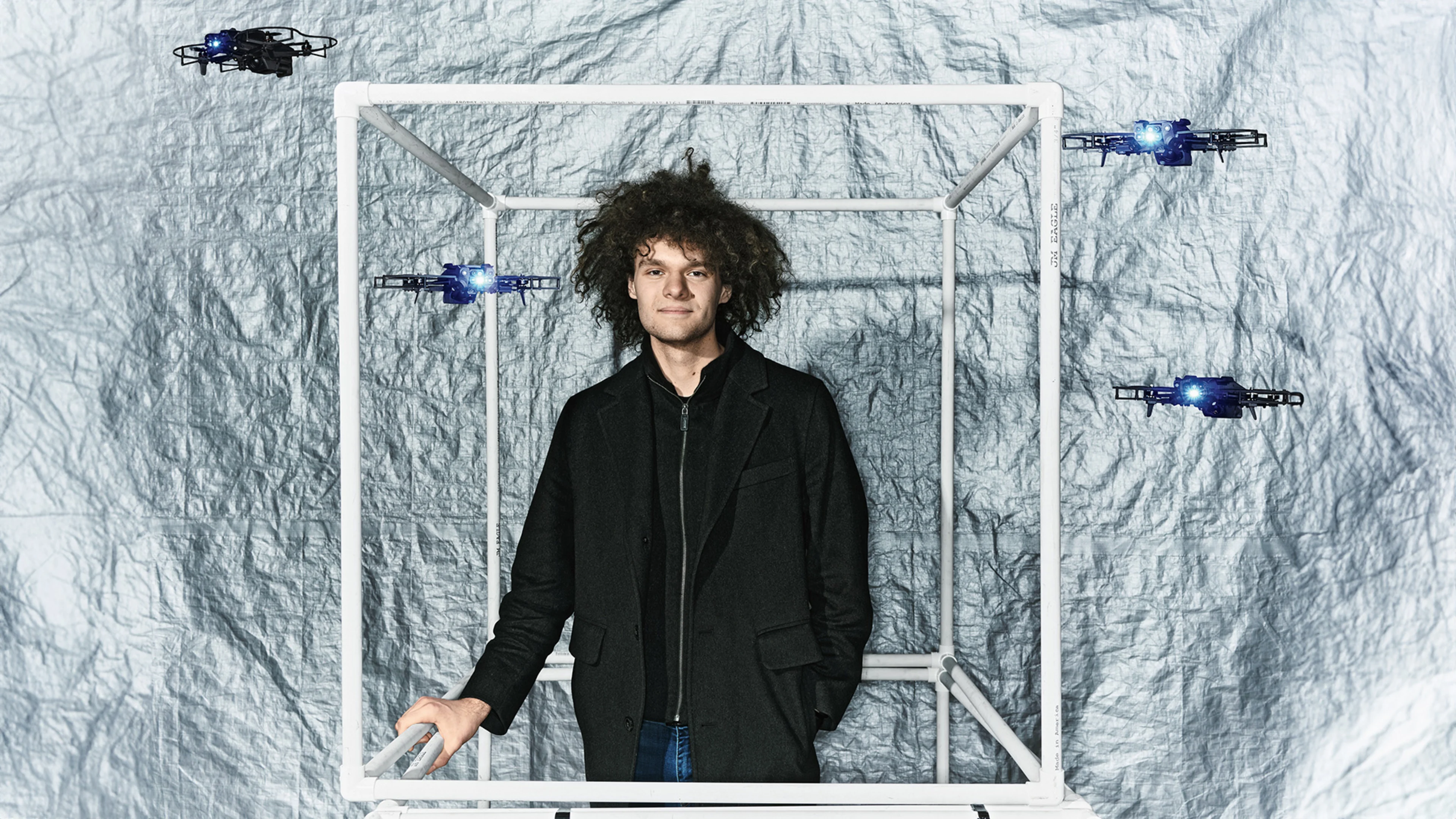 His Flying Robots Could Turn Up at Your House When You Dial 911