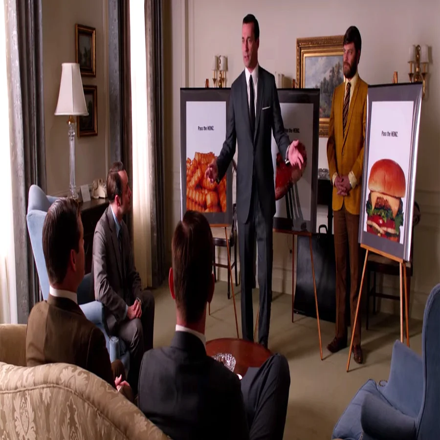 Don Draper Lands Heinz Ketchup Deal Decades Later