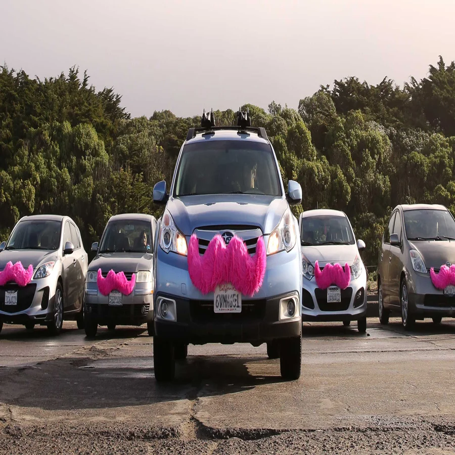 The Origin--and Evolution--of Lyft's Pink Mustache