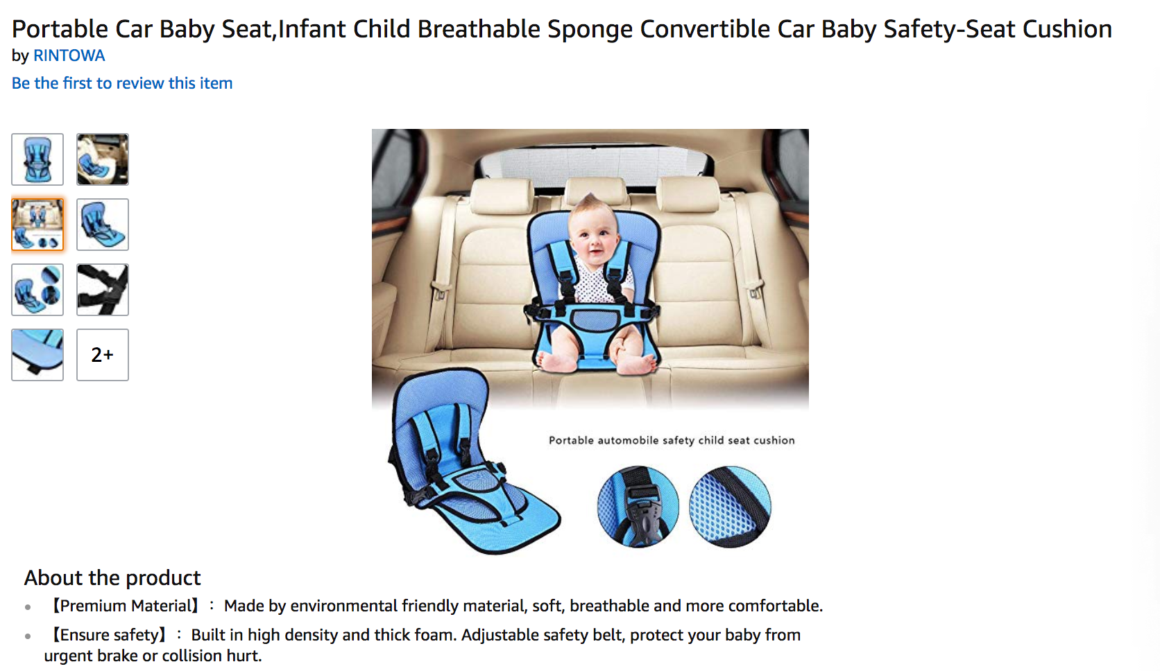 Why It's So Easy to Sell Dangerous (and Illegal) Car Seats for Kids on ...