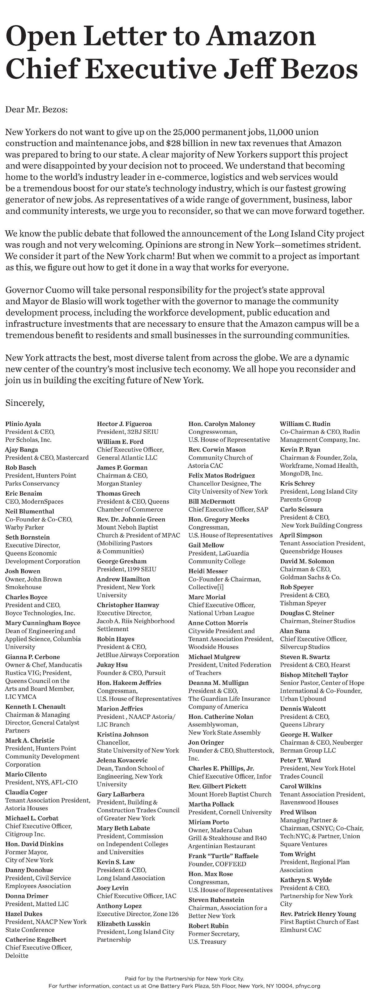 VC Fred Wilson: An Open Letter to Jeff Bezos