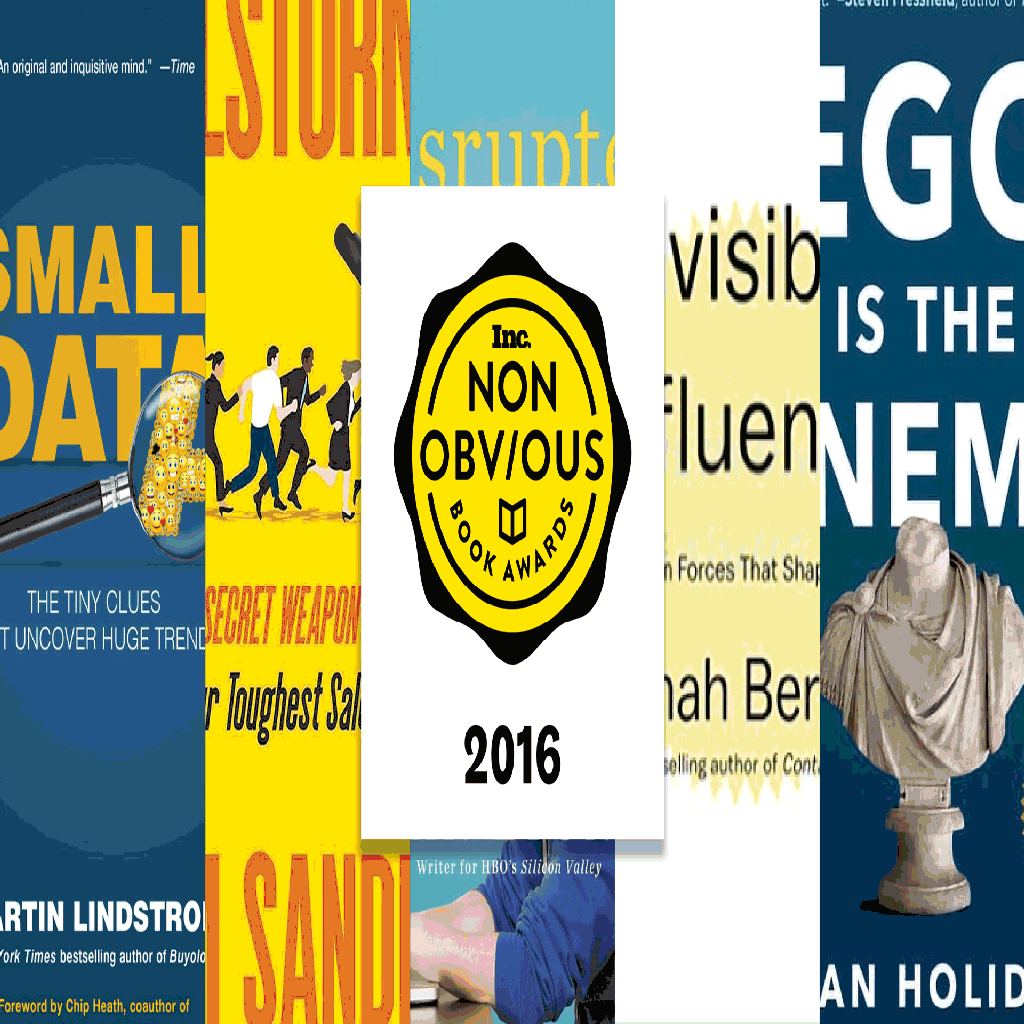 The Non-Obvious Book Awards: The Best Books of 2016
