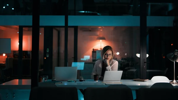 My Employee Works Late Every Night, but I Think It's Her Fault | Inc.com