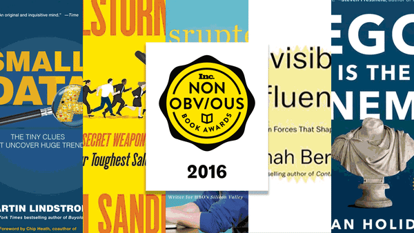 The Non-Obvious Book Awards: The Best Books of 2016 | Inc.com